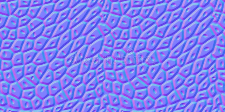 Normal Map of Plant Cell Texture Under a Microscope Stock Illustration ...
