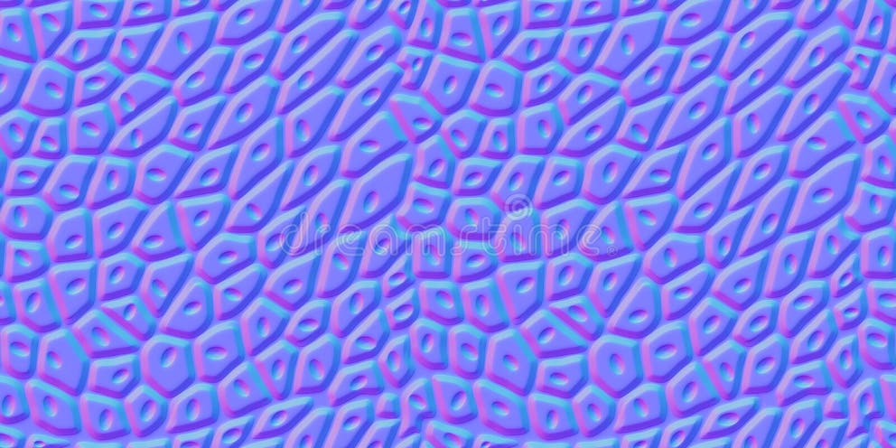 Normal Map of Plant Cell Texture Under a Microscope Stock Illustration ...