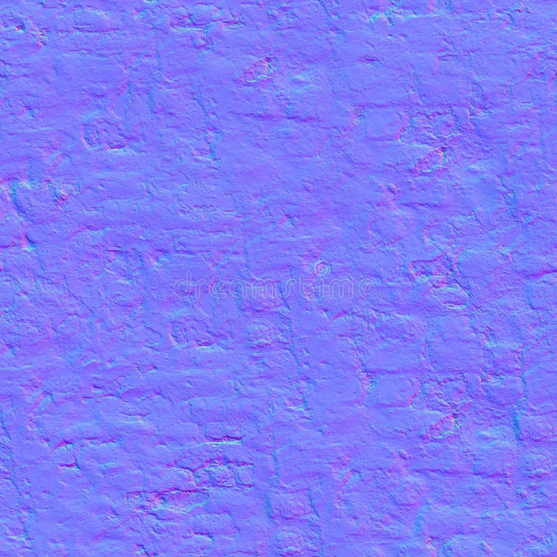 Normal Map Plaster Texture, Normal Mapping Stock Image - Image of ...