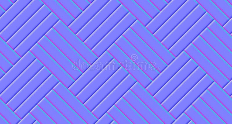 Normal Map Quadruple Herringbone Parquet Floor Seamless Pattern with ...