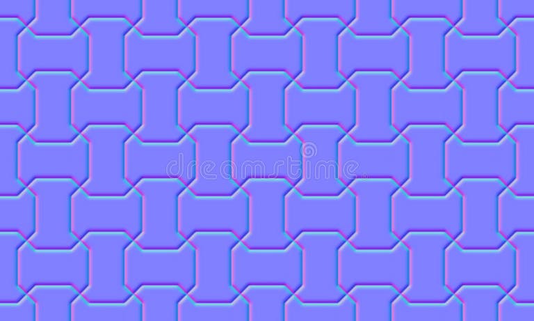 Normal Map Seamless Pattern of Pavement with Crossed Blocks Stock ...