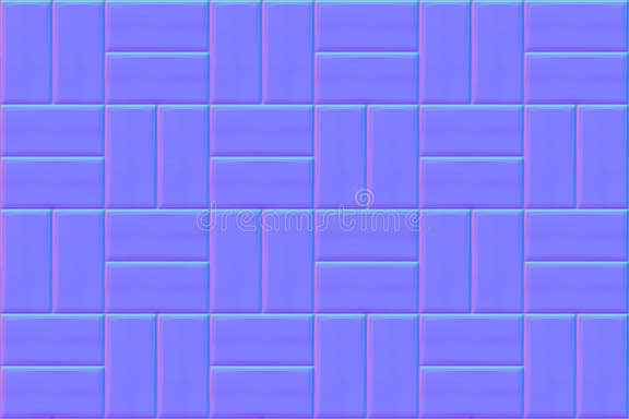 Normal Map Seamless Pattern of Subway Tile Stock Illustration ...