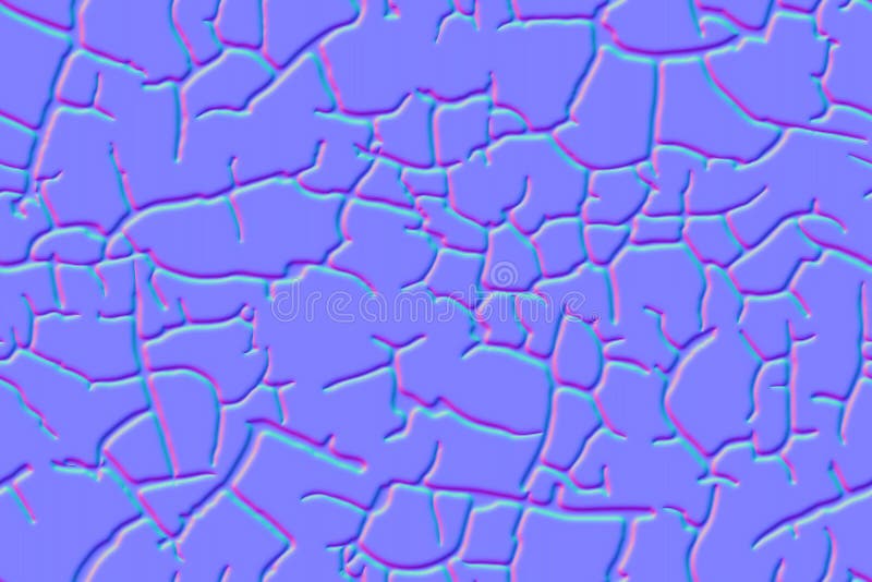 Normal Map Seamless Texture of Cracked Paint Stock Photo - Image of ...