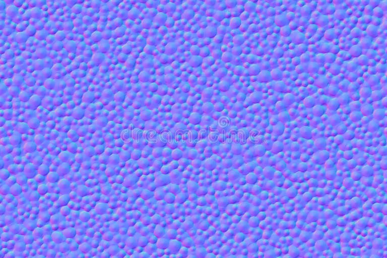 Normal Map Seamless Texture of Styrofoam Balls or Bubbles Stock Image ...