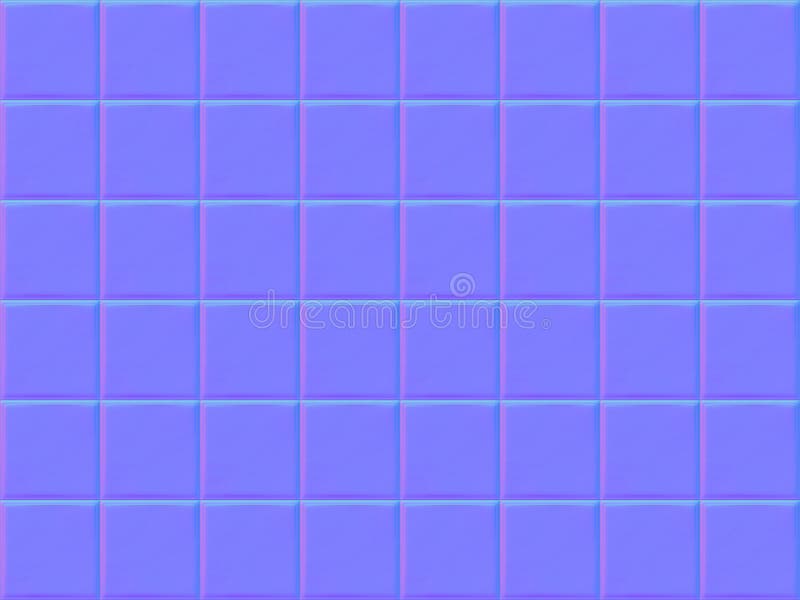Normal Map Seamless Texture of Subway Square Tile Pattern Stock ...