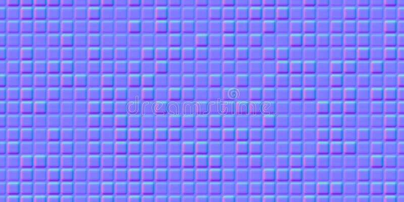 Normal Map of Shower Wall Mosaic Tile Seamless Pattern Stock ...