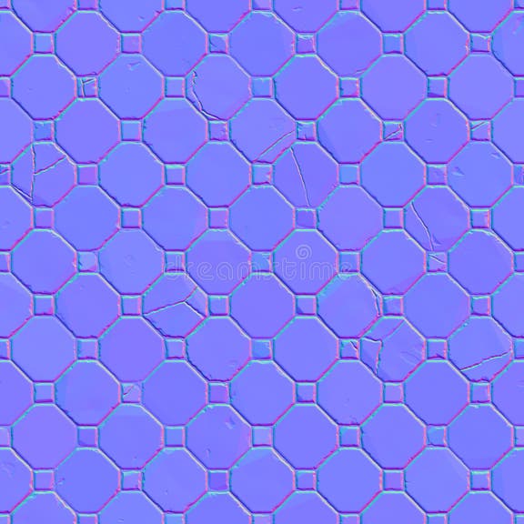 Normal Map Stone Tiles Texture, Normal Mapping Stock Illustration - Illustration of rough ...