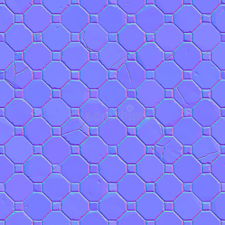 Normal Map Stone Tiles Texture, Normal Mapping Stock Illustration ...