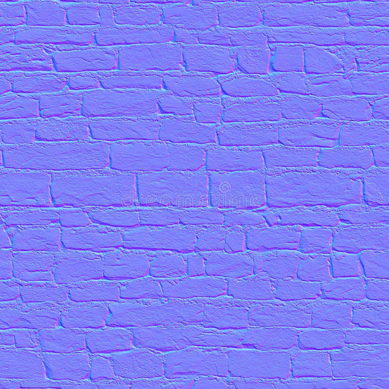 Normal Map Texture Bricks, Texture Mapping Normal Stock Image - Image ...