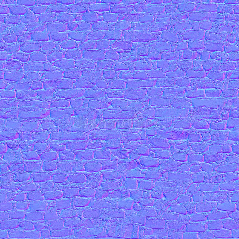 Normal Map Texture Bricks, Texture Mapping Normal Stock Photo - Image ...
