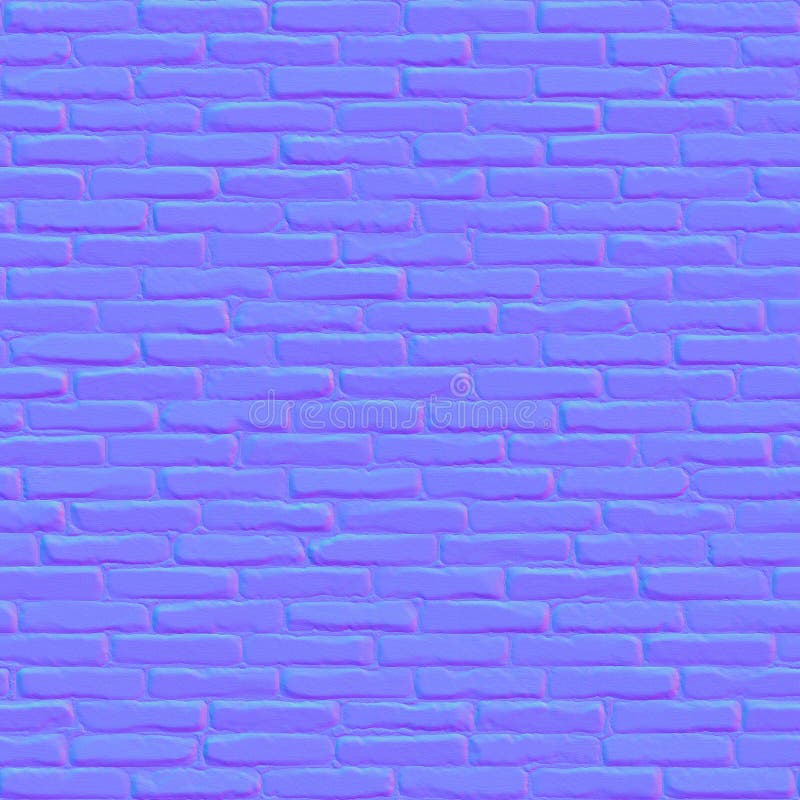 Normal Map Texture Bricks, Texture Mapping Normal Stock Photo - Image ...