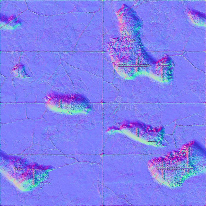 Painted Wall Normal Map Texture, Bump Map Texture Stock Illustration ...
