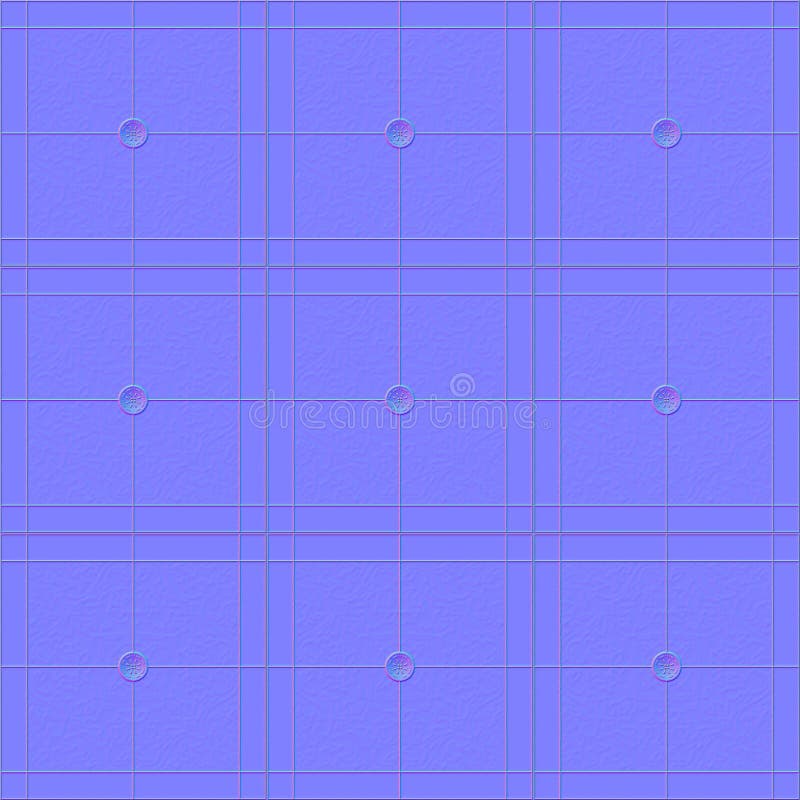 Normal Map Tiles Texture, Normal Mapping Stock Illustration ...