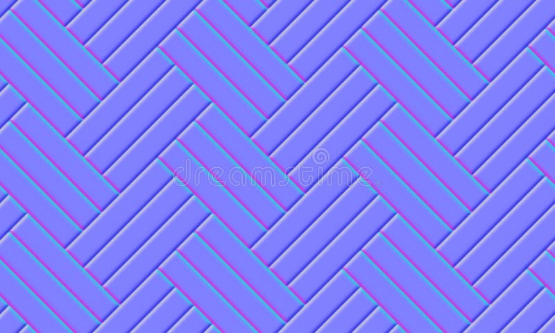 Normal Map Triple Herringbone Parquet Floor Seamless Pattern with ...