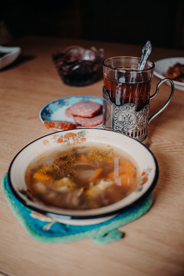 Russian dinner stock image. Image of borodino, russia - 30459247