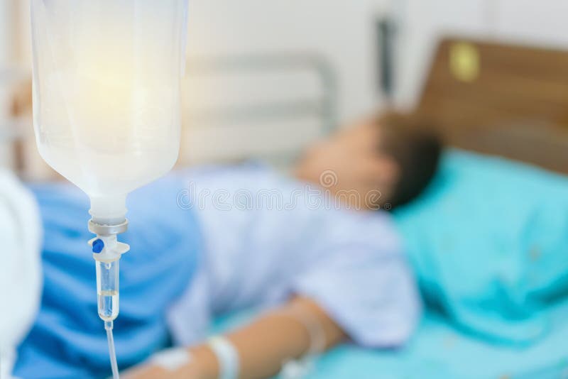Normal Saline Solution or Sodium Chloride with Infusion Bottle Drip for ...