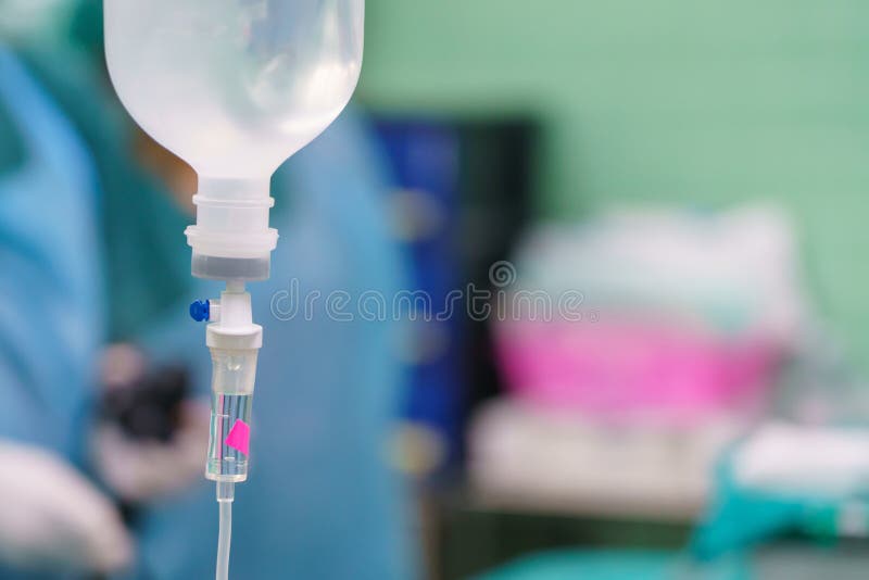 Normal Saline Solution or Sodium Chloride with Infusion Bottle Drip for ...