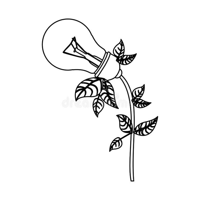 Normal Save Bulbs Plant Icon Stock Illustration - Illustration of icons ...