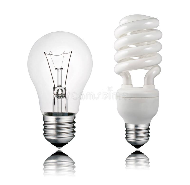 Led, Neon and Tungsten Bulbs Stock Image - Image of equipment, energy ...