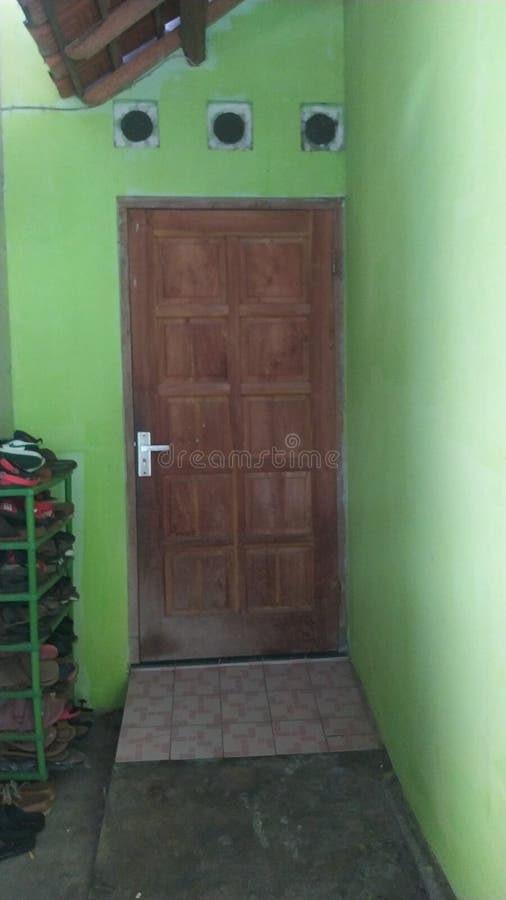 Normal wooden door stock photo. Image of normal, house - 262162946