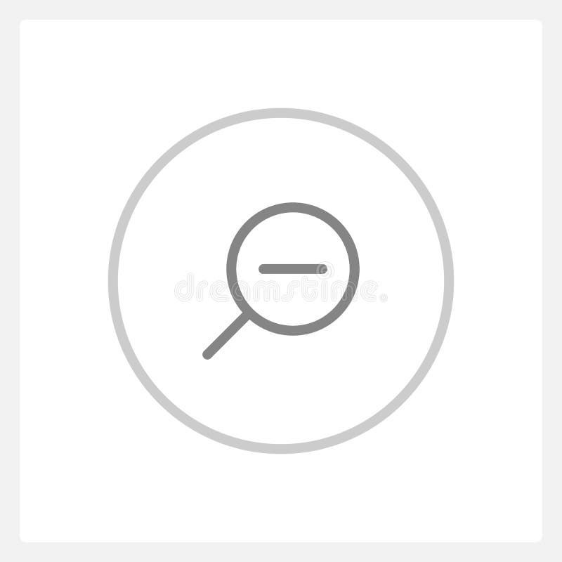 Normal Zoom Out Button State UI Element Template Stock Vector ...