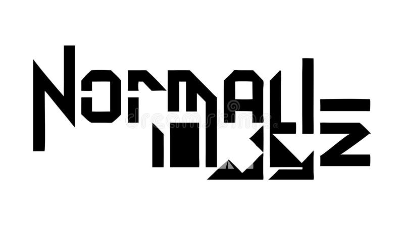 Normalize Text Logo Stock Illustrations – 7 Normalize Text Logo Stock ...