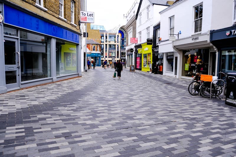 Normally Busy Streets Left Empty during COVID-19 Editorial Stock Image ...