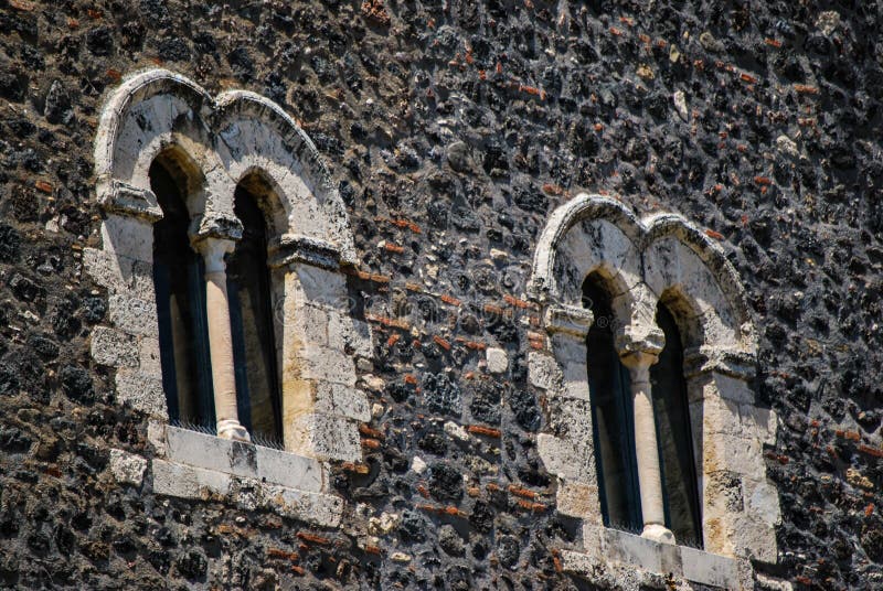 The Norman Castle in Paterno. Sicily Stock Photo - Image of stronghold ...