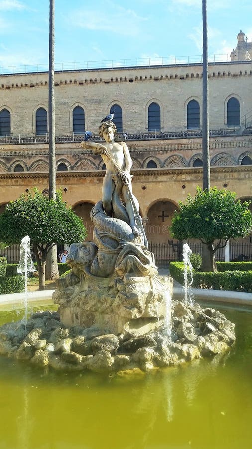 Norman statue stock image. Image of monreale, sicily - 60522469