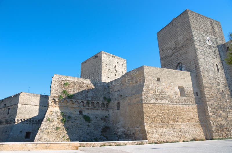 Norman-Swabian Castle in Bari Stock Photo - Image of swabian, town ...