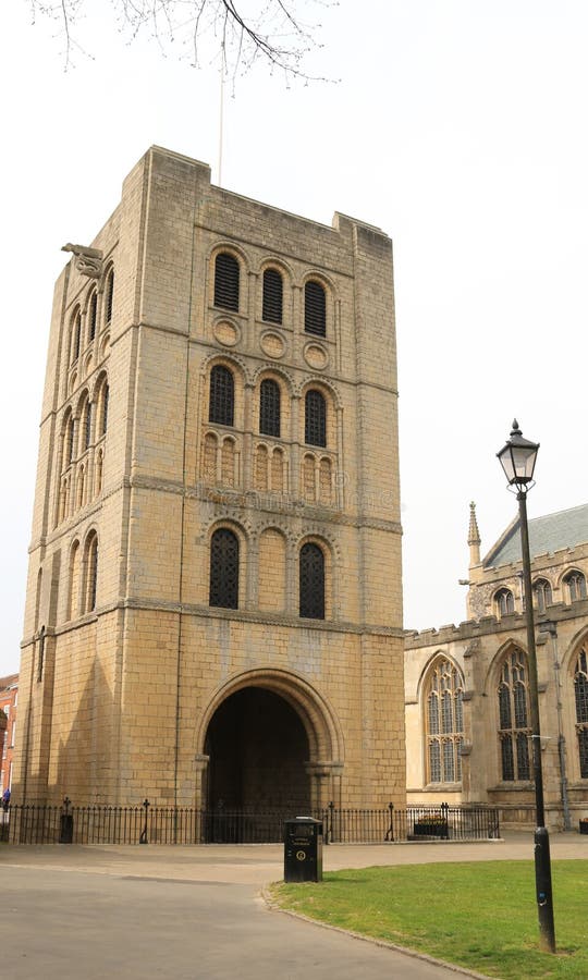 The Norman Tower stock photo. Image of 12thcentury, abbey - 152122708