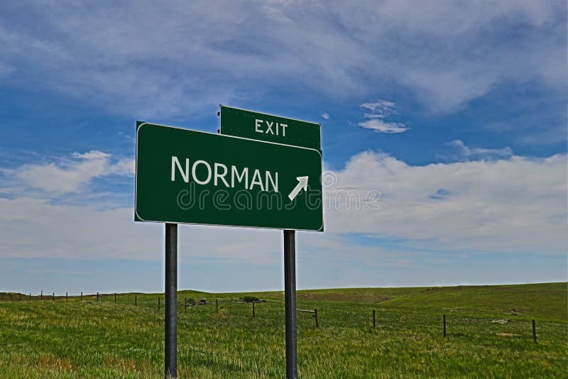 Norman stock image. Image of norman, location, highway - 95065279