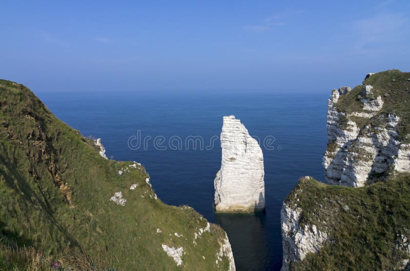 Normandy cliff stock photo. Image of france, travel, coast - 21245132