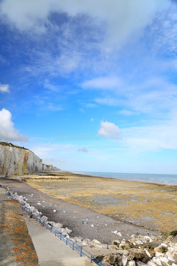 Normandy coast stock image. Image of tide, coast, chalk - 6983187