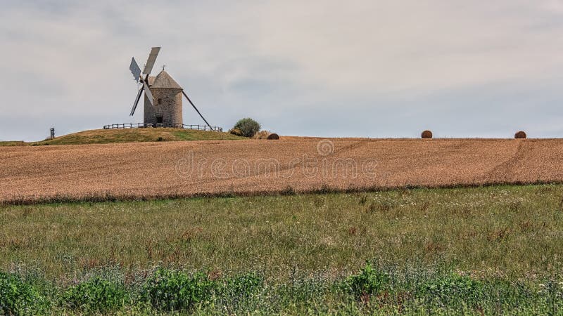 Normandy Countryside, France Stock Image - Image of mill, moulin: 154639473