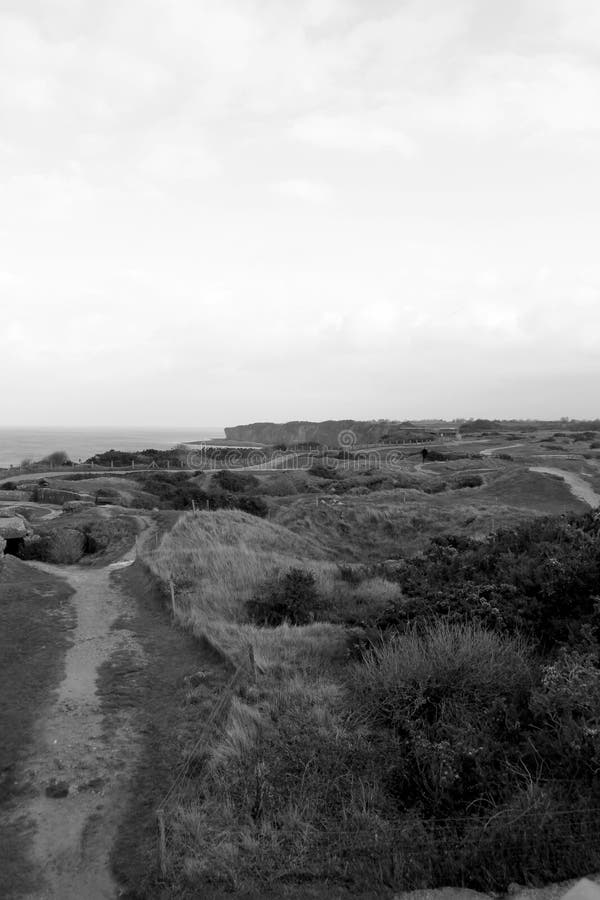 The Normandy Landing Beaches Stock Photo - Image of sand, military ...