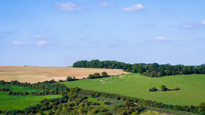 Top View of the Mont Saint Michel Bay, Normandy France Stock Photo ...