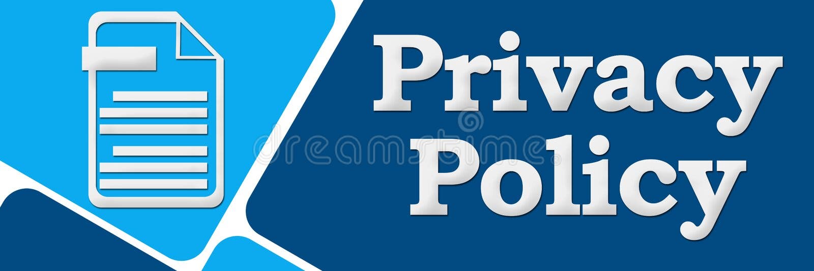 Icona Vettoriale Del Documento Sulla Privacy Illustrazione Vettoriale ...