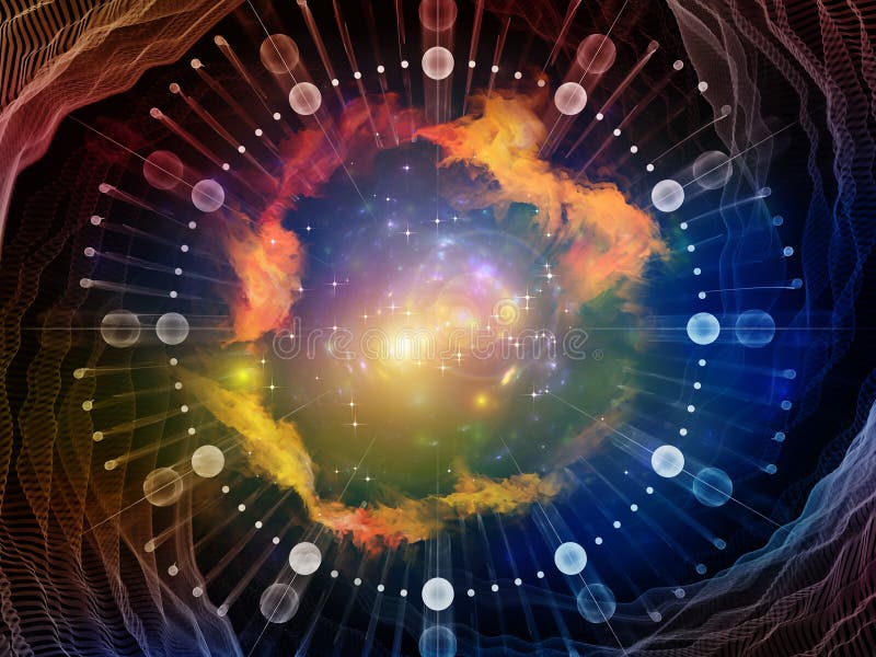 Abstract Visualization Composition Stock Illustration - Illustration of ...