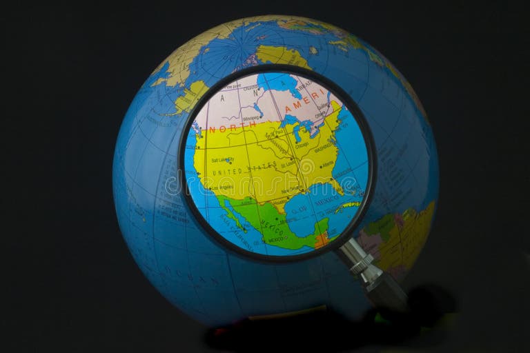North America in focus stock photo. Image of country, geographic - 1498554
