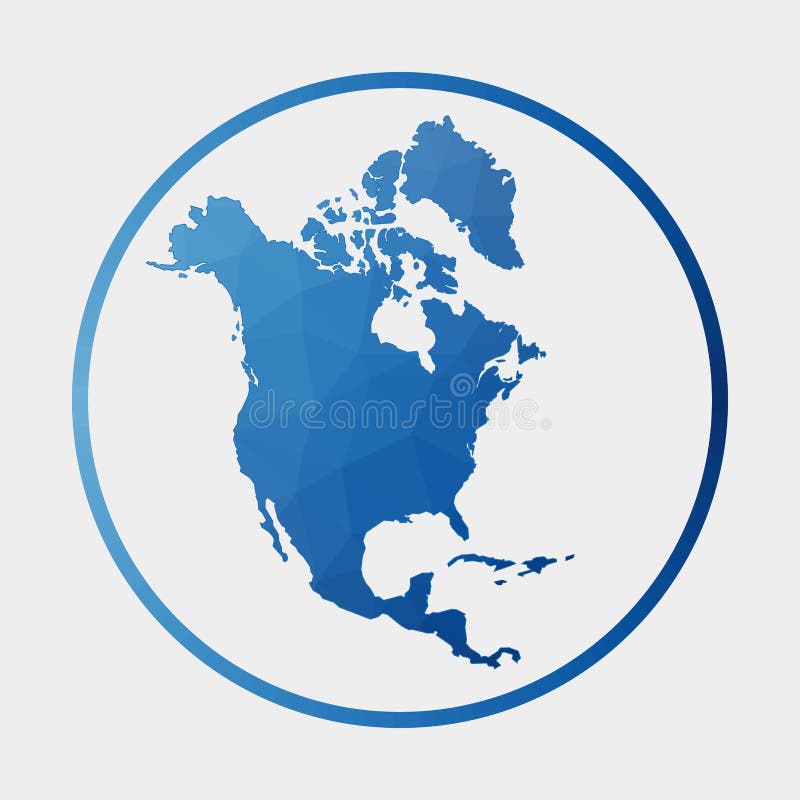 North America icon. stock vector. Illustration of north - 213338745