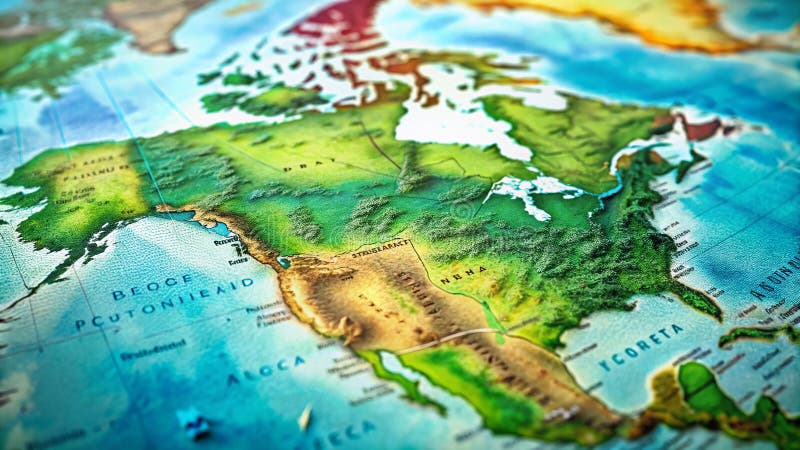 Prominent North American Countries Stock Illustrations – 3 Prominent ...