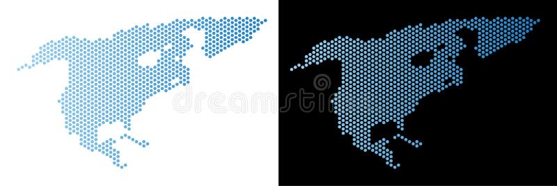 America Map Hex Tile Scheme Stock Illustrations – 39 America Map Hex ...