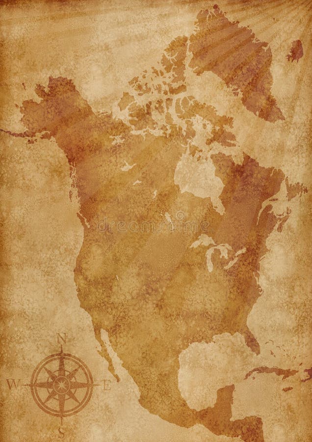 Old compass on e map stock image. Image of abstract, gold - 21467095