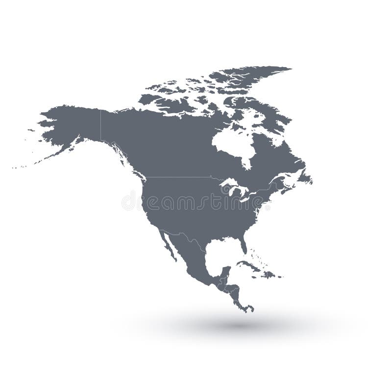 North America Map stock vector. Illustration of states - 29233564