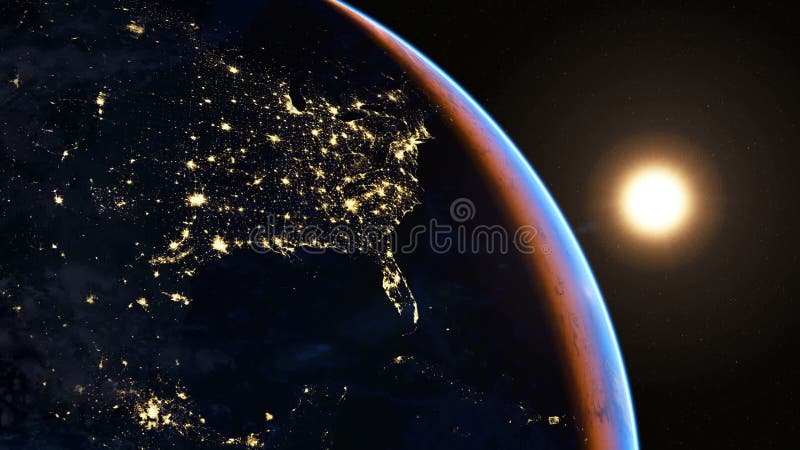 North America Map Alert Graphic Animation Stock Footage - Video of ...