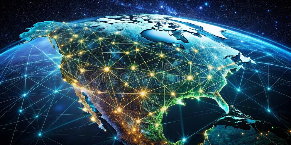 North American Digital Infrastructure a Visual Representation of ...