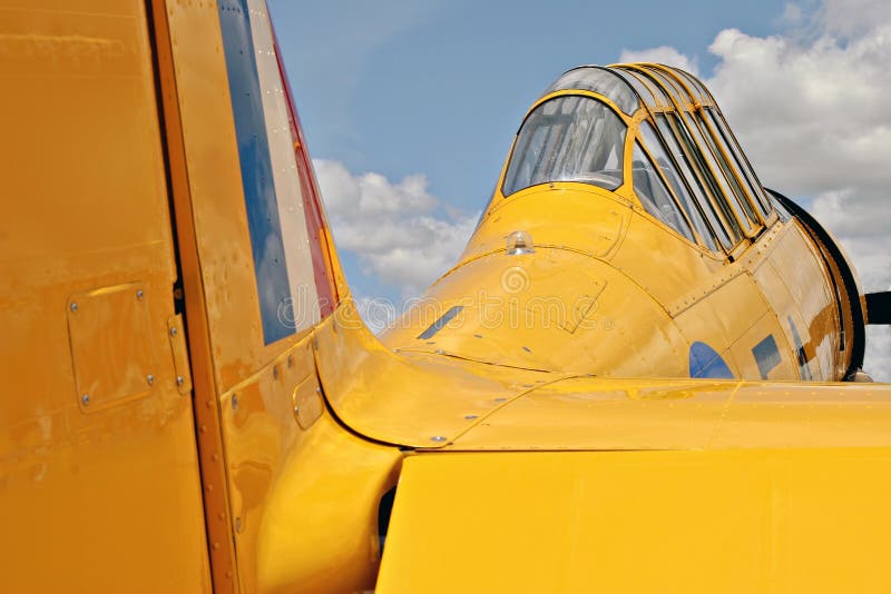 North American Harvard Aircraft Stock Image - Image of north, harvard ...