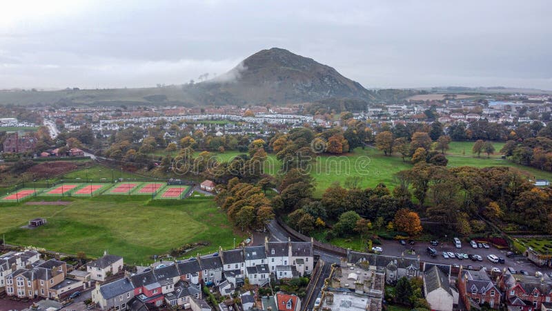 North Berwick and North Berwick Law View, Scotland, UK Stock Image ...
