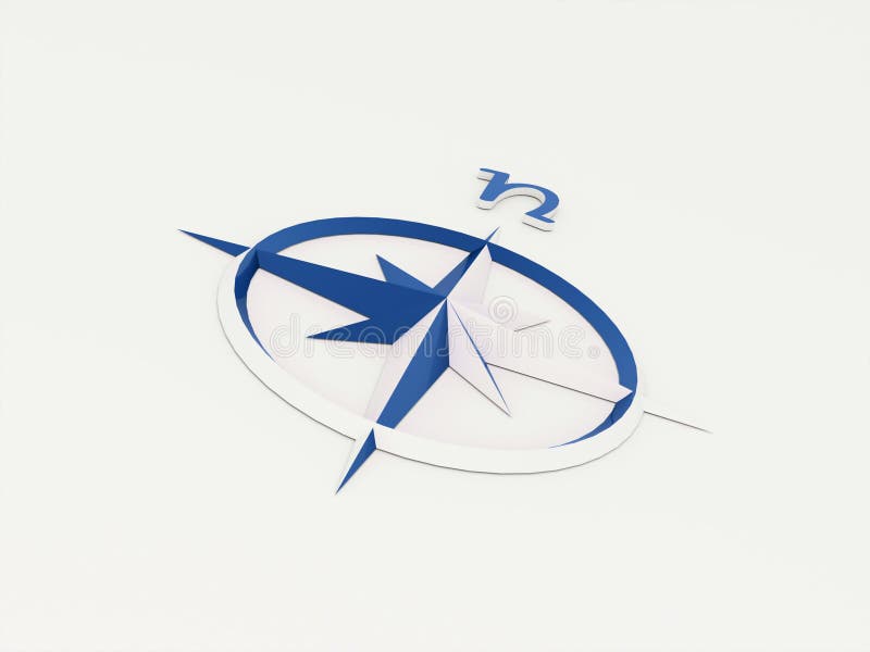 North blue stock illustration. Illustration of graphic - 30836827